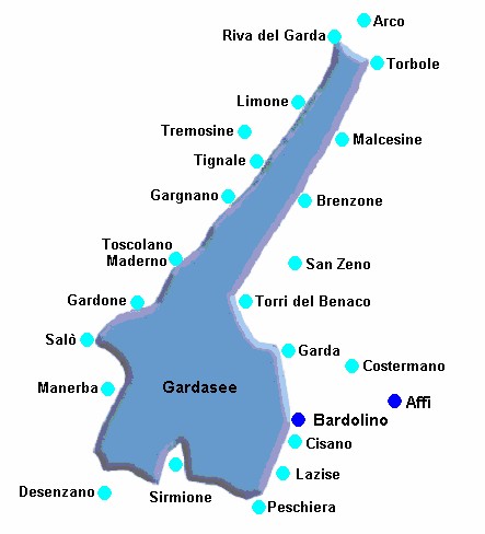 Gardasee Karte